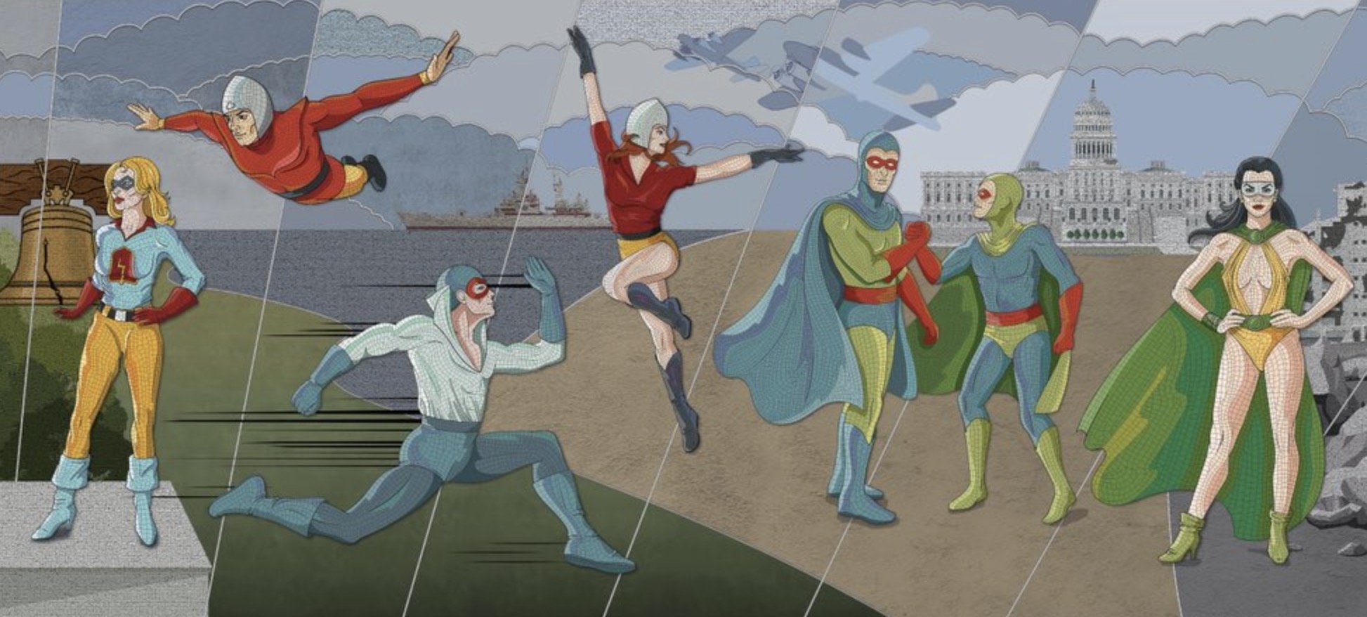 James Gunn Reveals First Official Look at Epic DCU Metahuman Mural in SUPERMAN — GeekTyrant